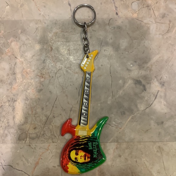 Other | Bob Marley Guitar Keychain | Poshmark